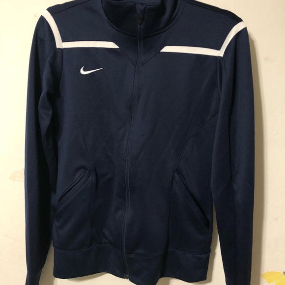 Nike | Jackets & Coats | Nike Navy Blue Drifit Jacket | Poshmark